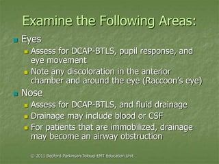 Principles of assessment for ems chapter 11 | PPT