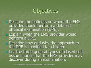 Principles of assessment for ems chapter 11 | PPT