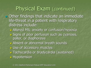 Principles of assessment for ems chapter 12 | PPT
