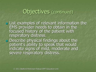 Principles of assessment for ems chapter 12 | PPT