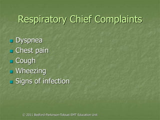 Principles of assessment for ems chapter 12 | PPT