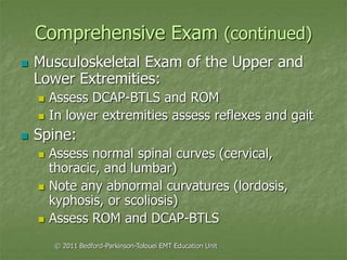 Principles of assessment for ems chapter 21 | PPT