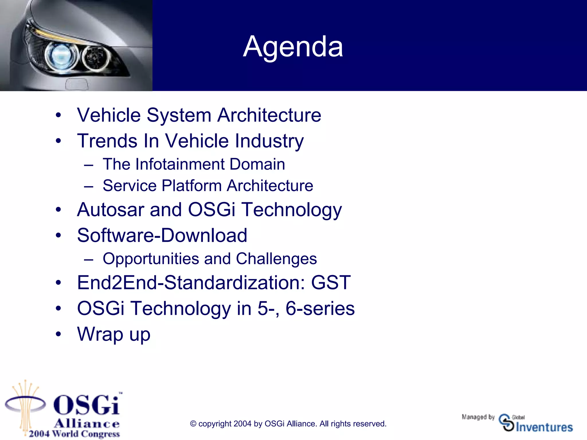 Principles of a vehicle infotainment platform - Hans-Ulrich Michel, BMW ...