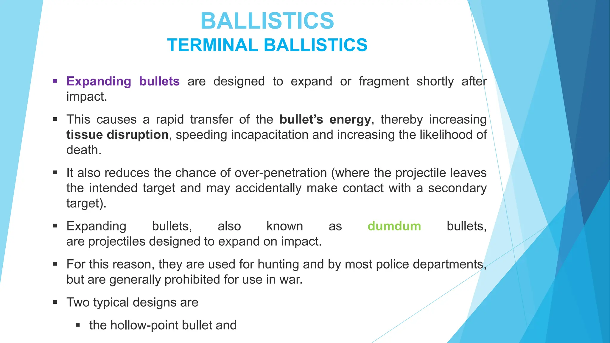 Principles of Ballistics and Projectile Motion | PPTX