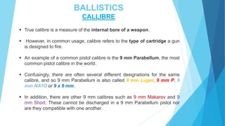 Principles of Ballistics and Projectile Motion | PPTX
