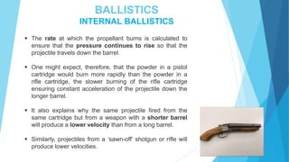 Principles of Ballistics and Projectile Motion | PPTX
