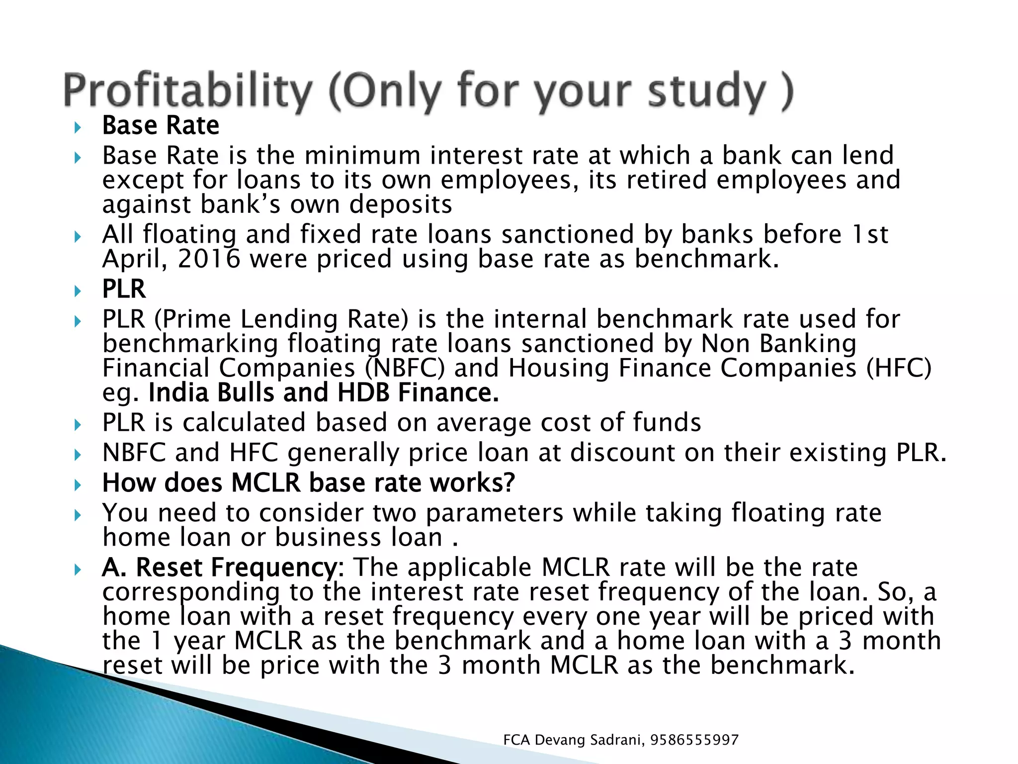 Principles of bank lending | PPTX
