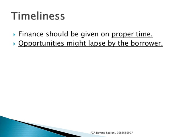 Principles of bank lending | PPTX | Home Financing | Personal Debt