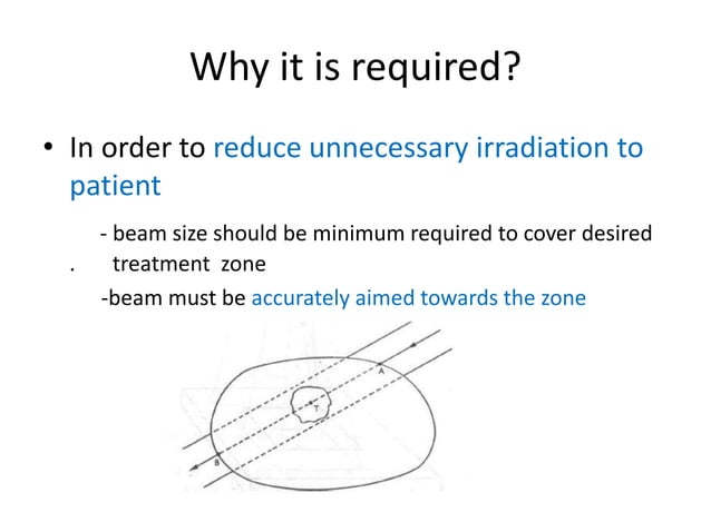Principles of beam direction and use of simulators | PPTX | Physics ...