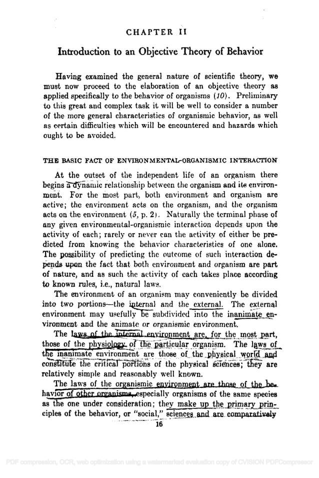 Principles of behavior Clark Hull | PDF