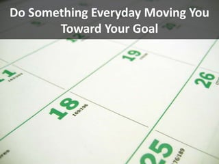 Principles Of Being Successful- Goal Setting In Seven Steps | PPT