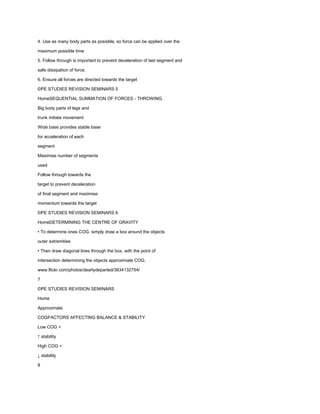 Principles of biomechanics | PDF