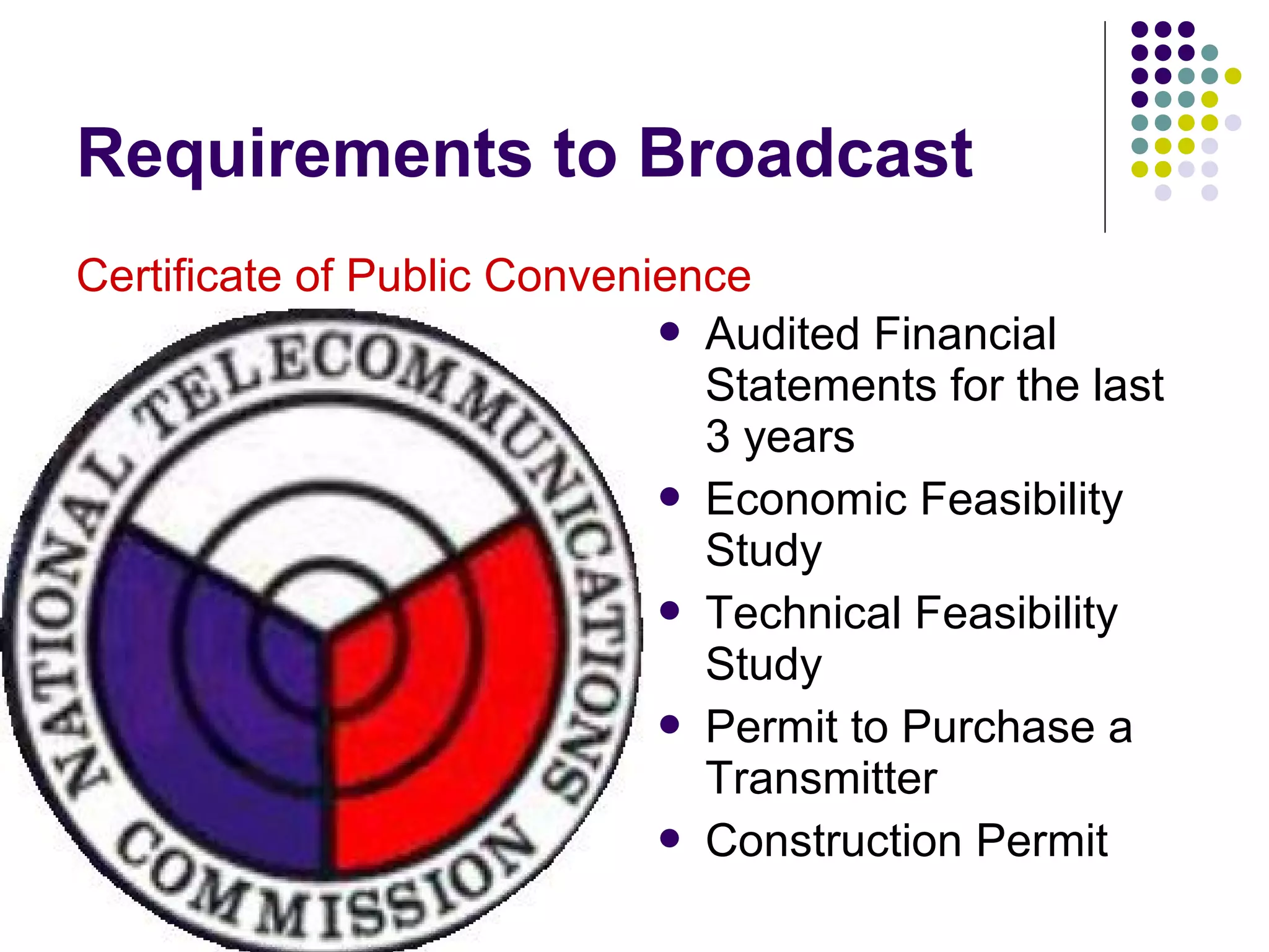 Principles of broadcasting | PPT | Computer Networking | Computing