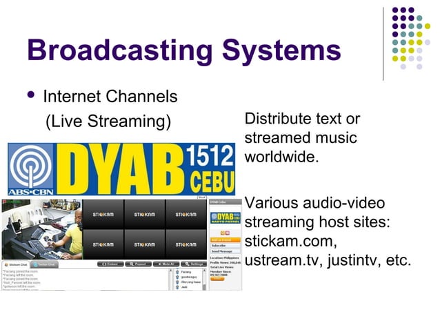 Principles Of Broadcasting Ppt Computer Networking Computing