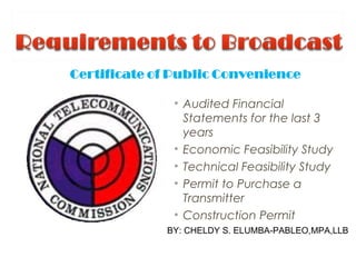 Principles of broadcasting | PPT