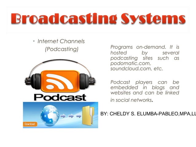 Principles of broadcasting | PPT