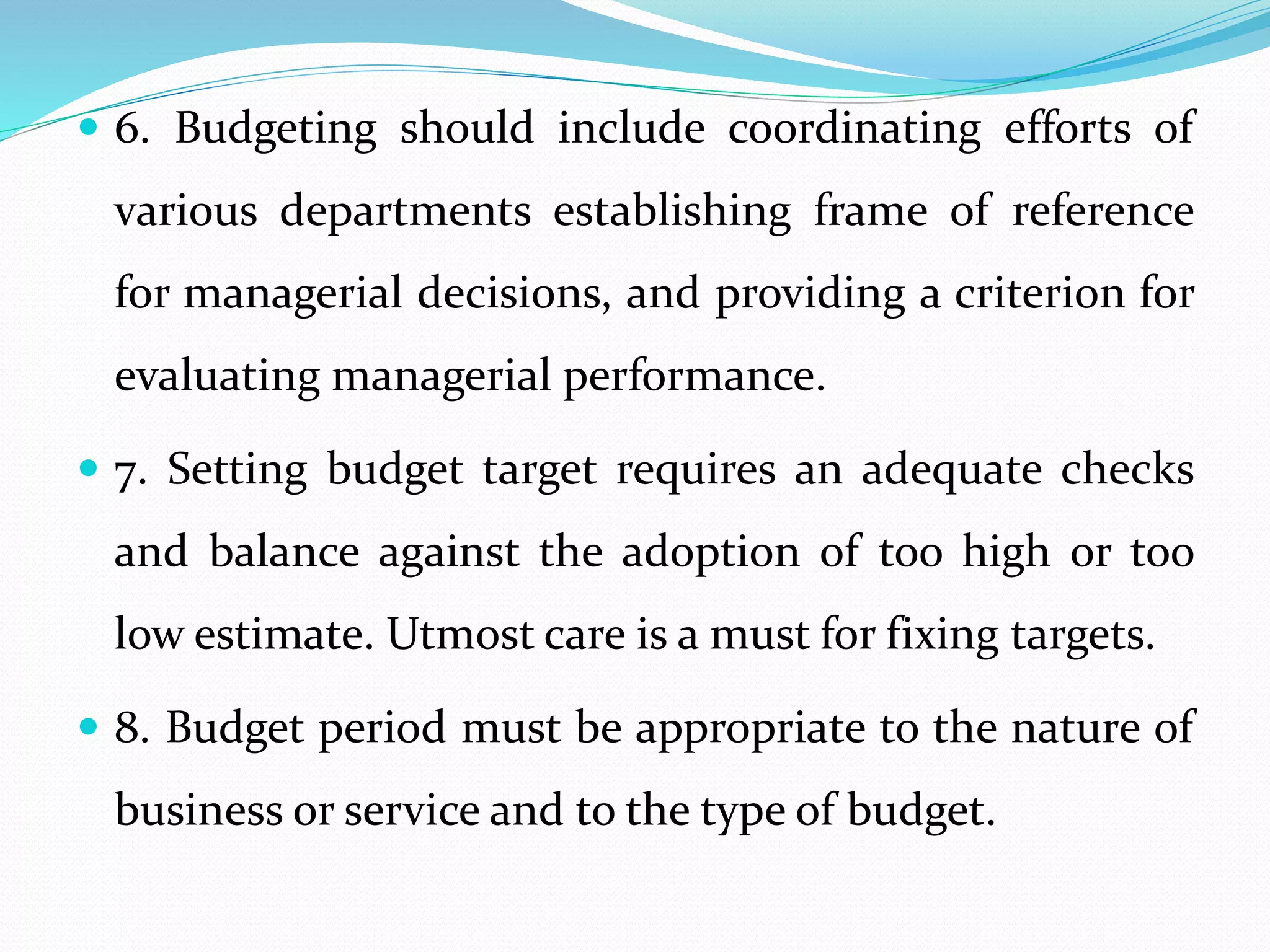 Principles of budget | PPTX