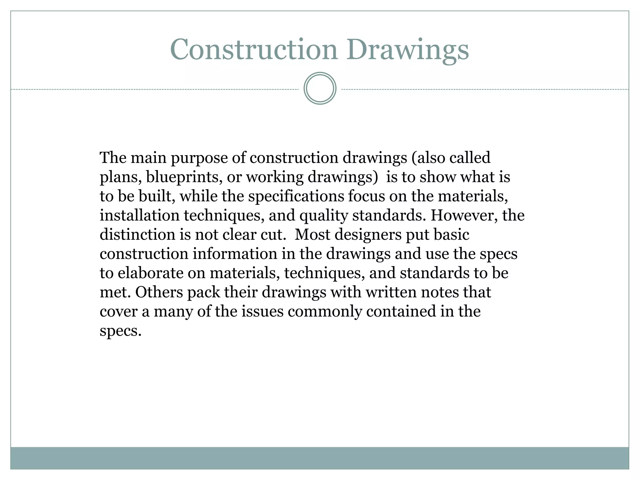 Principles of building construction, information and communication | PPTX