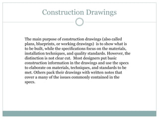 Principles of building construction, information and communication | PPTX