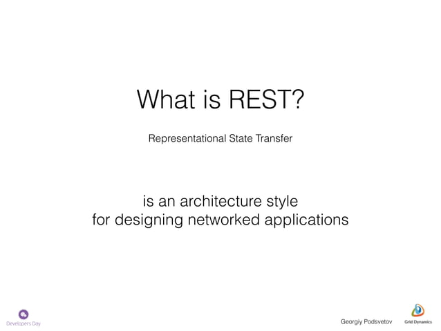 Principles Of Building Effective Rest Api Ppt