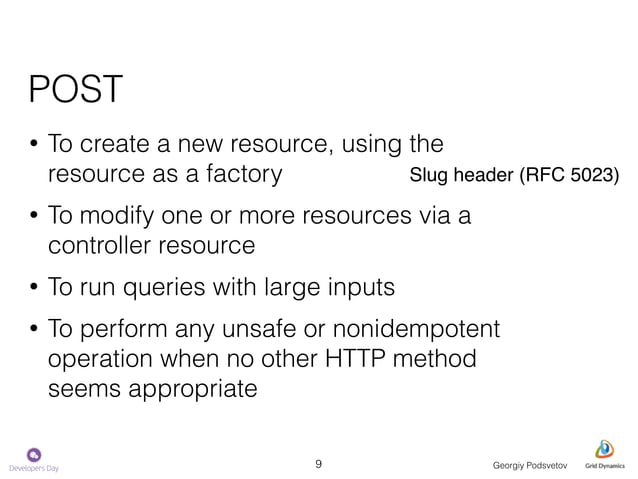 Principles Of Building Effective Rest Api Ppt
