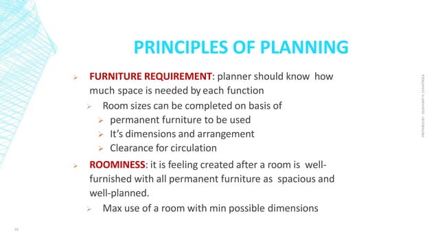 Principles of building planning | PPTX | Indoor Environmental Quality ...