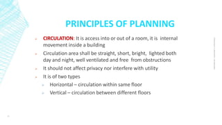 Principles of building planning | PPTX