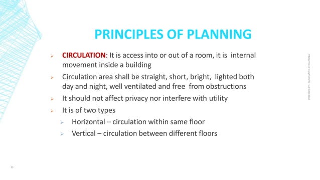 Principles of building planning | PPTX | Indoor Environmental Quality ...