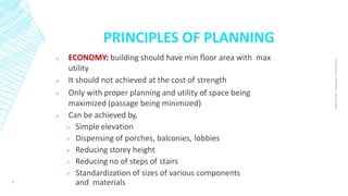 Principles of building planning | PPTX