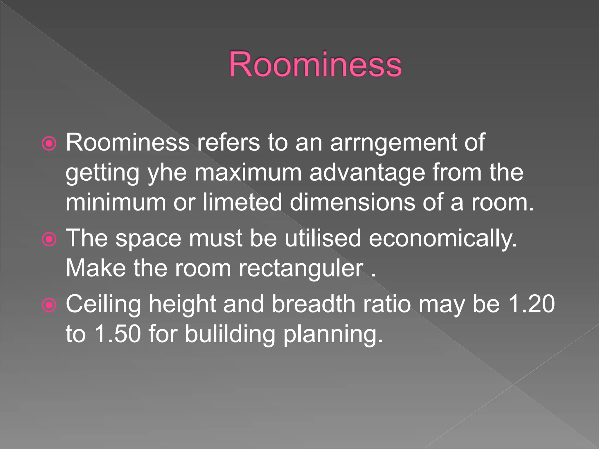 Principles of Building Planning - Aspect,prospect, etc.pptx