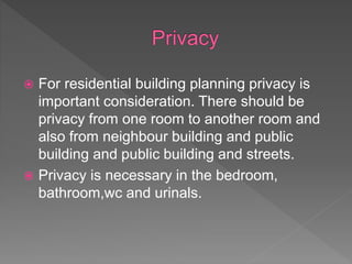 Principles of Building Planning - Aspect,prospect, etc.pptx