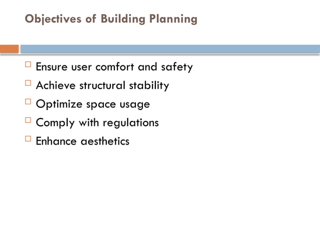 Principles of Building planning and its objectives.pptx