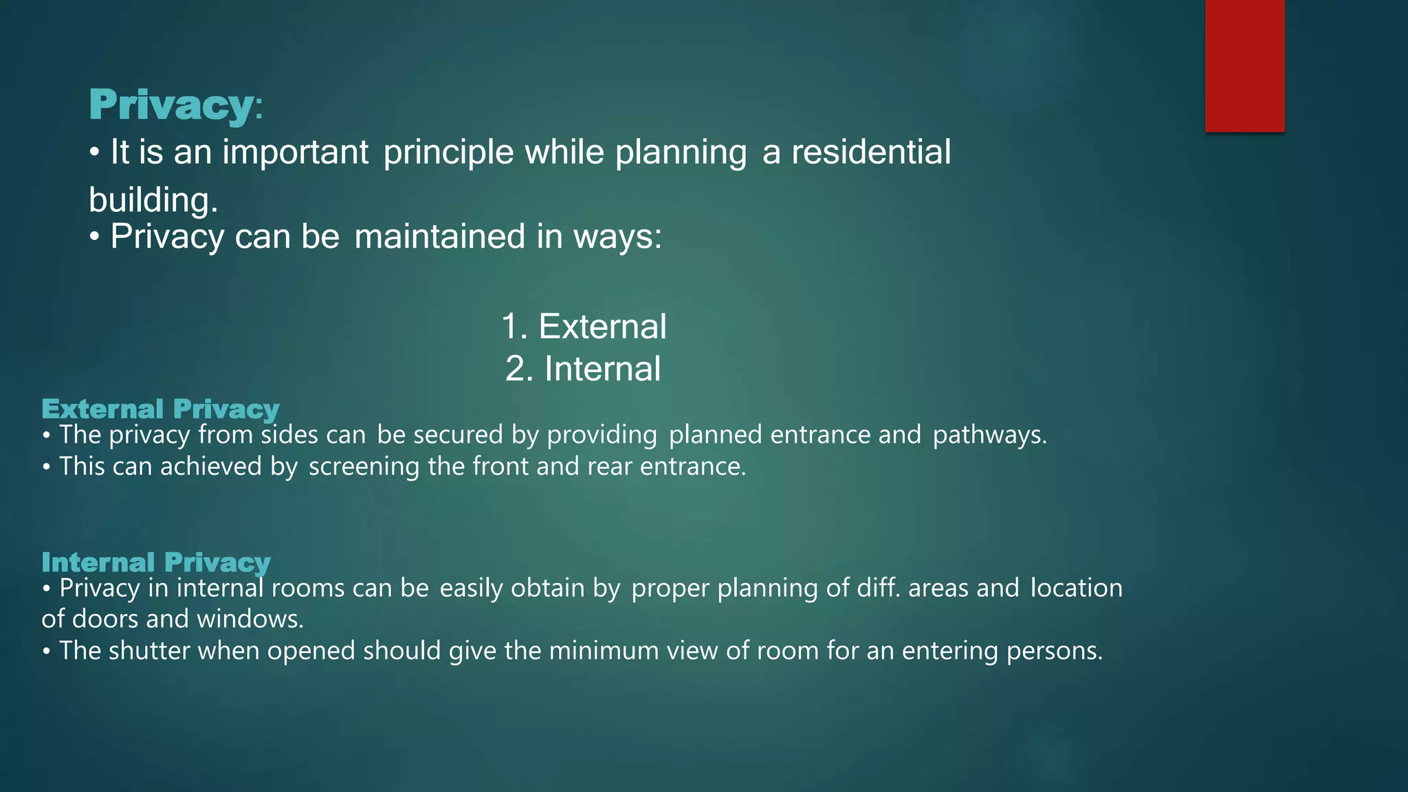 Principles of building planning, principles of architecture | PPTX
