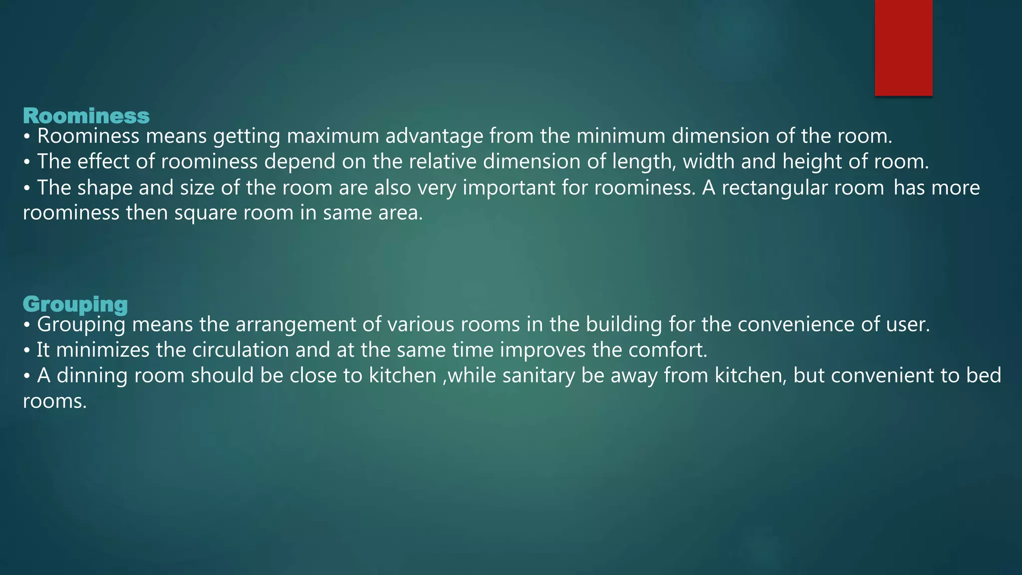 Principles of building planning, principles of architecture | PPTX