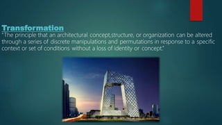 Principles of building planning, principles of architecture | PPTX