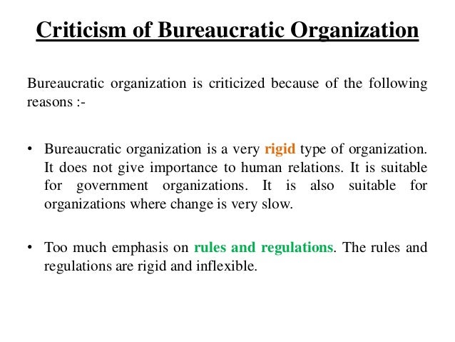 Bureaucratic Theory