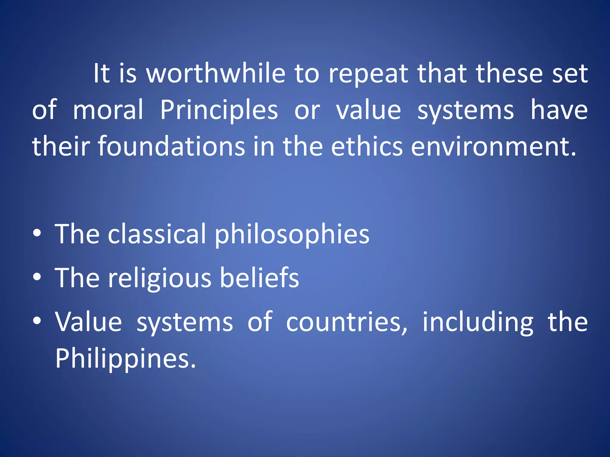 Principles of business ethics | PPTX