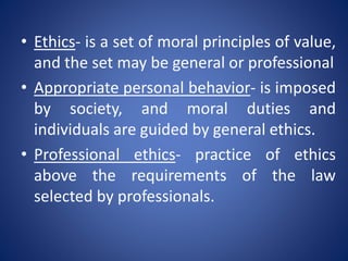 Principles of business ethics | PPTX