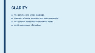 Principles of business writing | PPTX