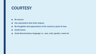 Principles of business writing | PPTX