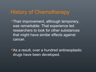 Principles of cancer chemotherapy | PPT