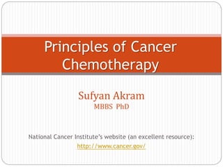 Principles of cancer chemotherapy | PPTX