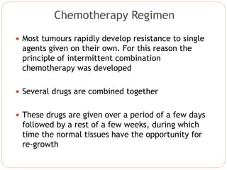 Principles of cancer chemotherapy | PPTX