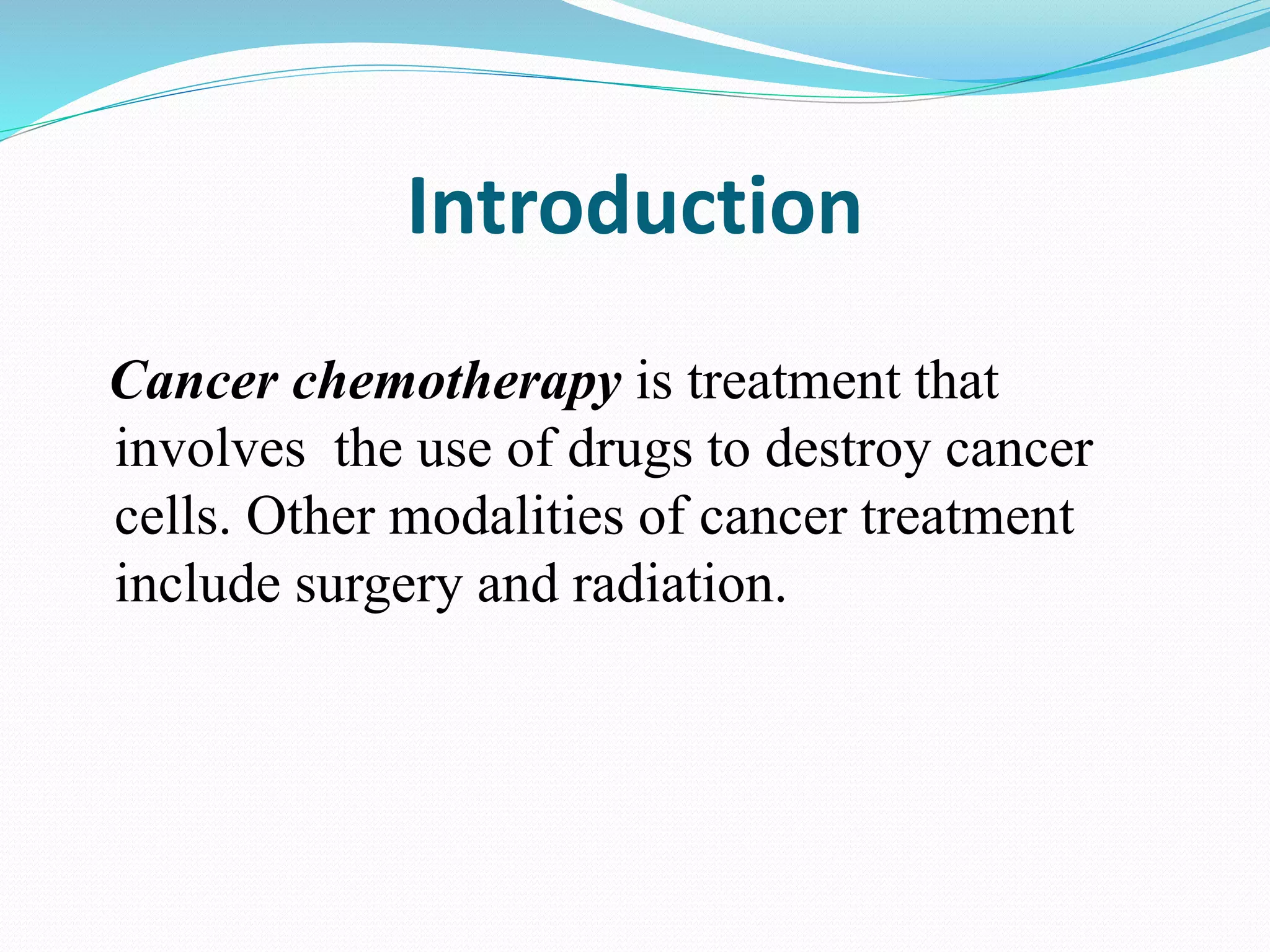 Principles of cancer chemotherapy (2) (2) | PPTX