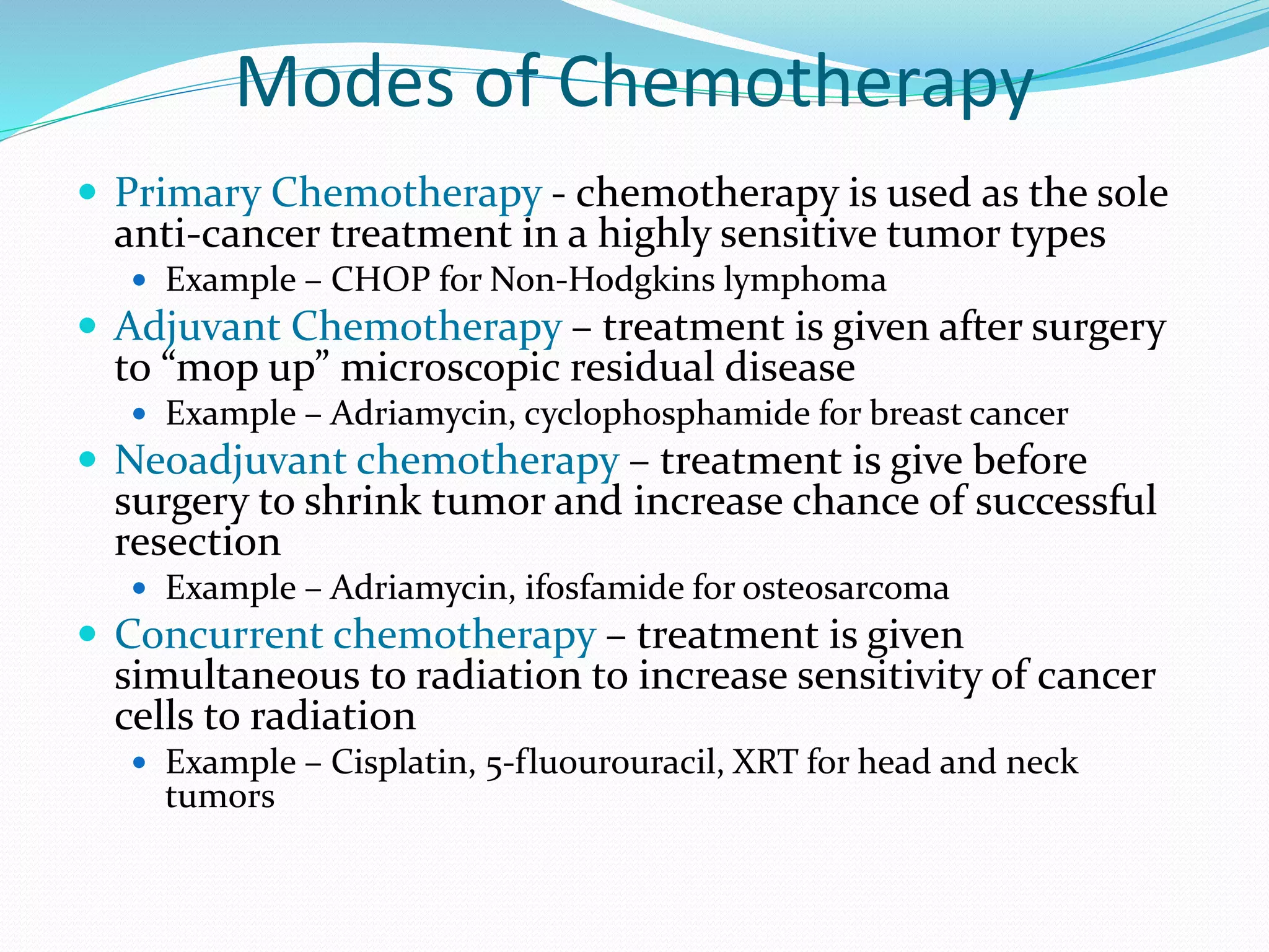 Principles of cancer chemotherapy (2) (2) | PPTX