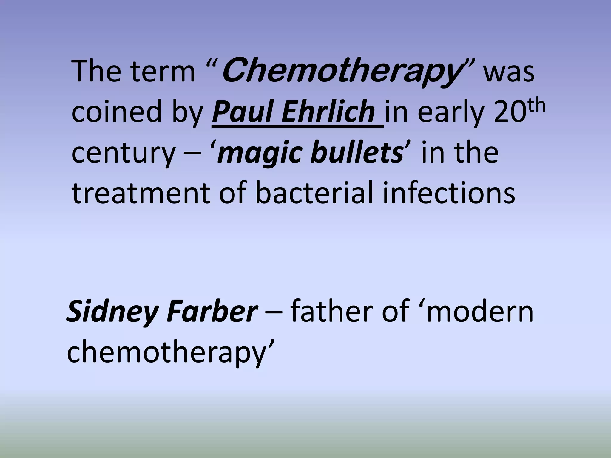 Principles of cancer chemotherapy and its clinical evaluation | PPTX