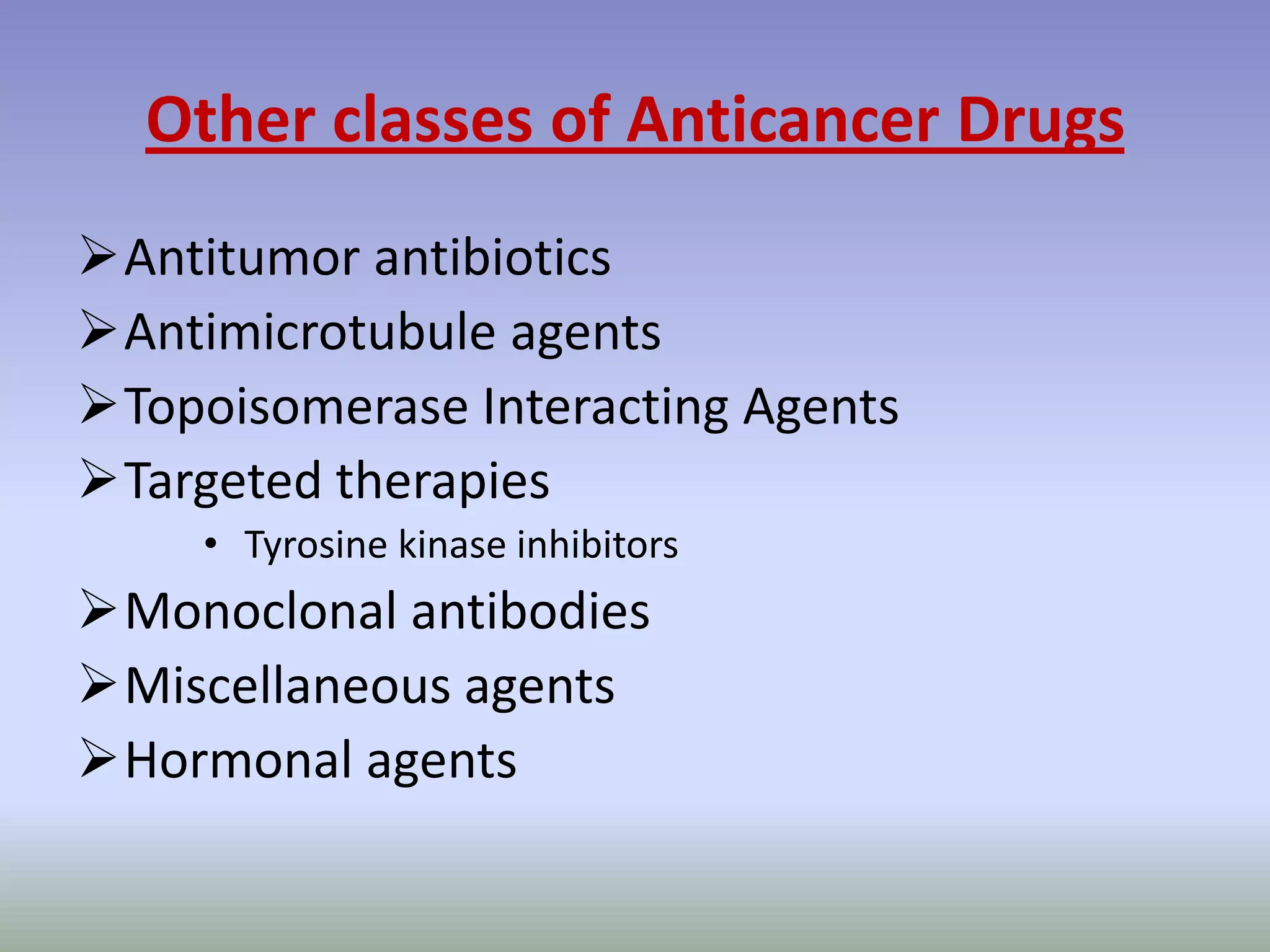 Principles of cancer chemotherapy and its clinical evaluation | PPTX