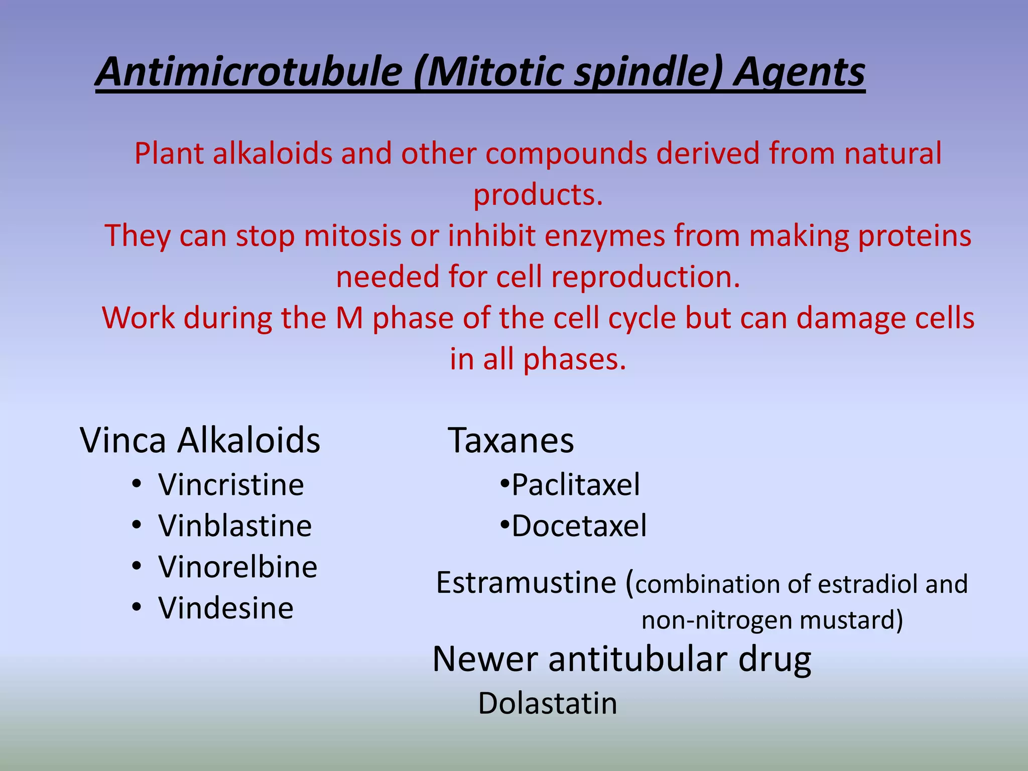 Principles of cancer chemotherapy and its clinical evaluation | PPTX