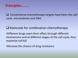 Principles of cancer chemotherapy and its clinical evaluation | PPTX
