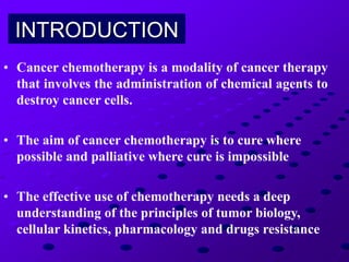 Principles of cancer cheotherapy by Dr Deenadayalan MD.,DM(Onco ...